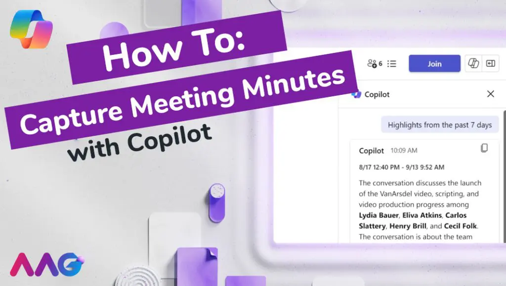 Turn a Transcript into a Structured Document with Copilot | AAG IT Support